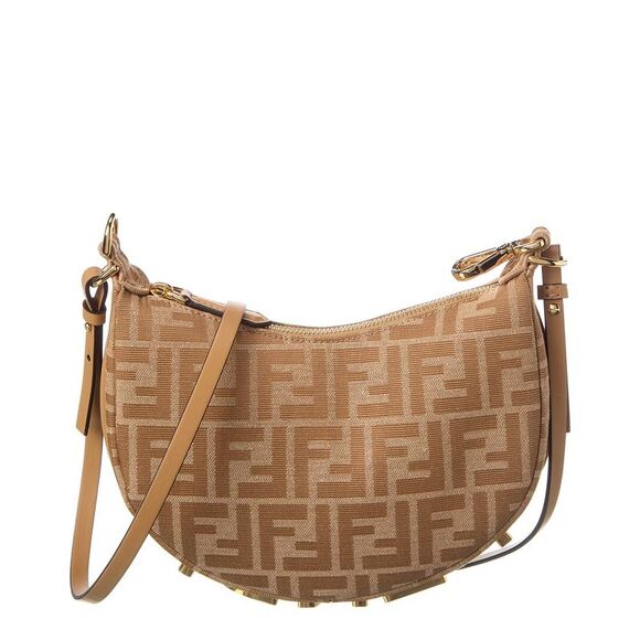 Fendi | Bags | Fendi Fendigraphy Mini Ff Jacquard Hobo Bag | Poshmark